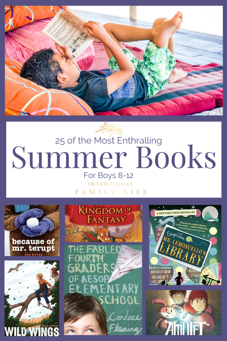 25 Enthralling Summer Books for Boys 8-12 - Grassroots Parenting